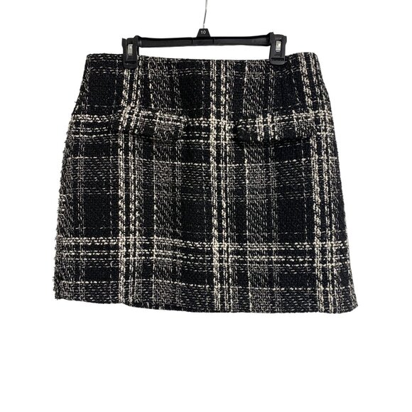 Warehouse | Skirts | Warehouse 2 Plaid Wool Blend Woven Winter ...